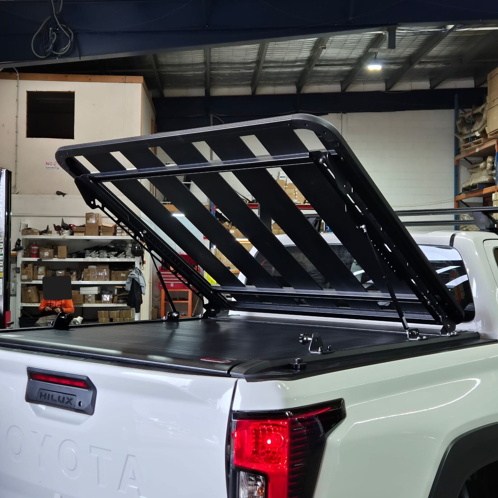 Gas Strut Lift Up Tub Load Rack to suit Roller Shutter Roof - GRAND4x4