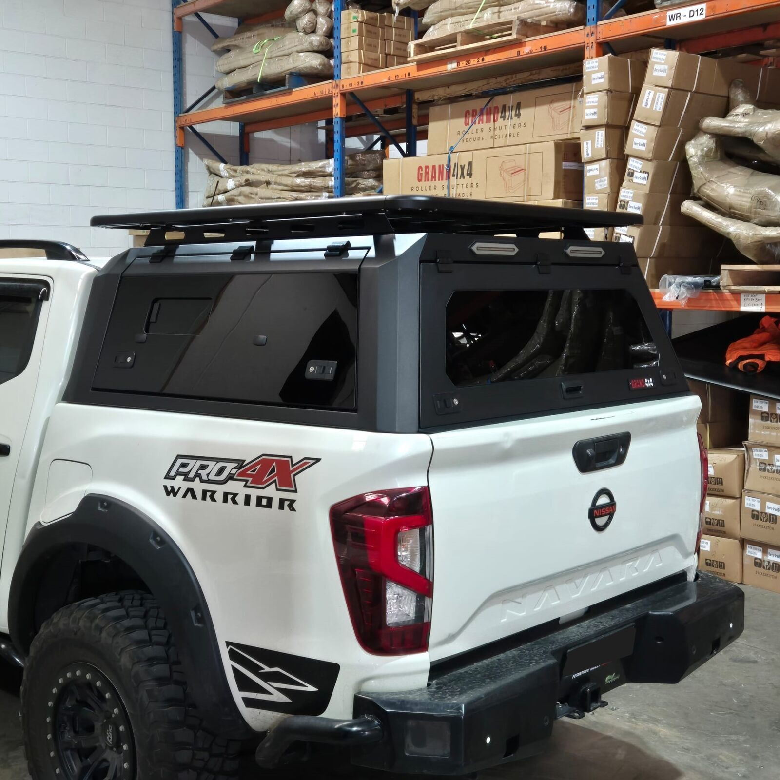 G4 Stainless Steel Ute Tub Canopy - For Nissan Navara NP300 2015-2024