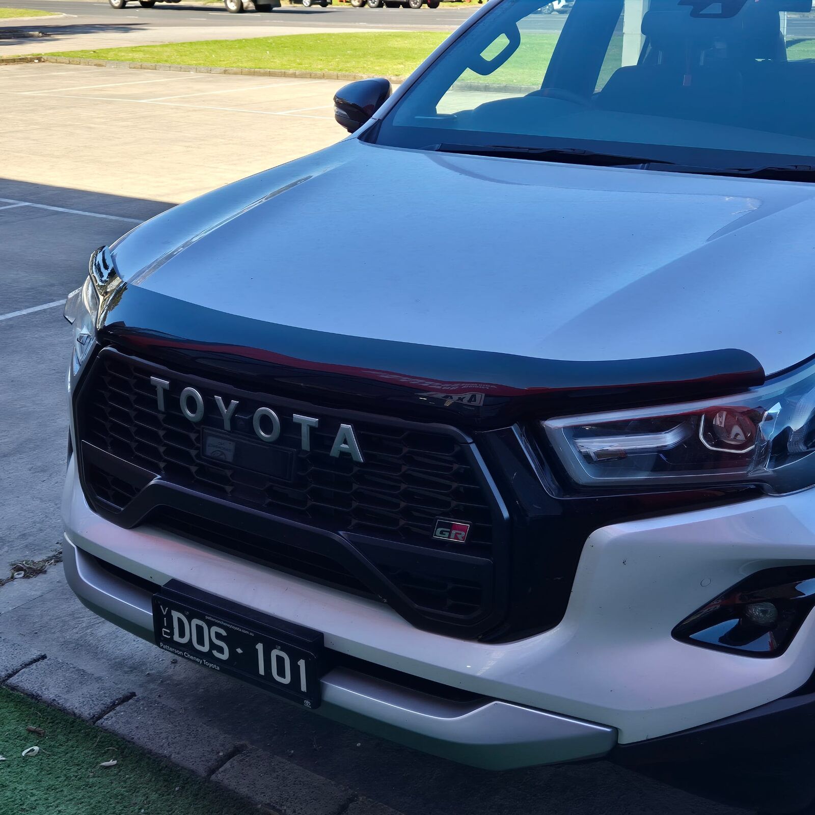 Premium Bonnet Protector Tinted Guard to suit Toyota Hilux 2020 - 2024 ...