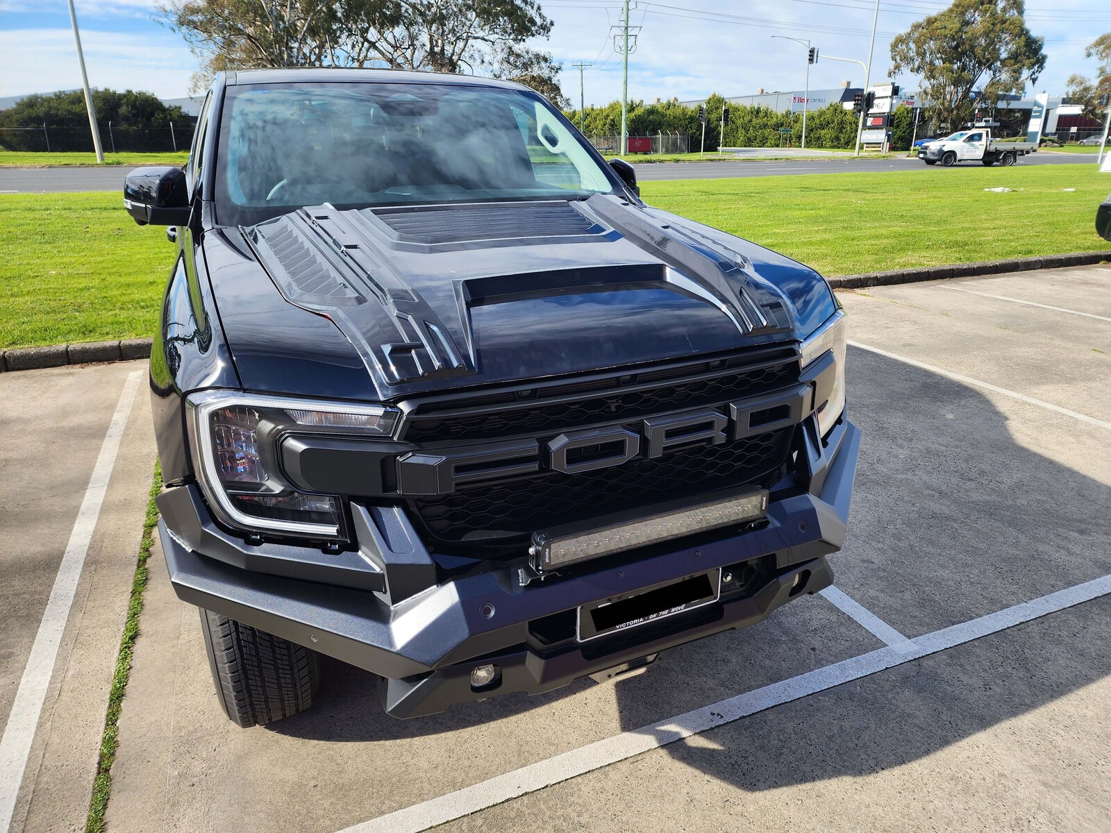 MONSTER Bonnet Scoop to suit Ford Ranger T9 2022 2023 Wildtrak/Sport ...