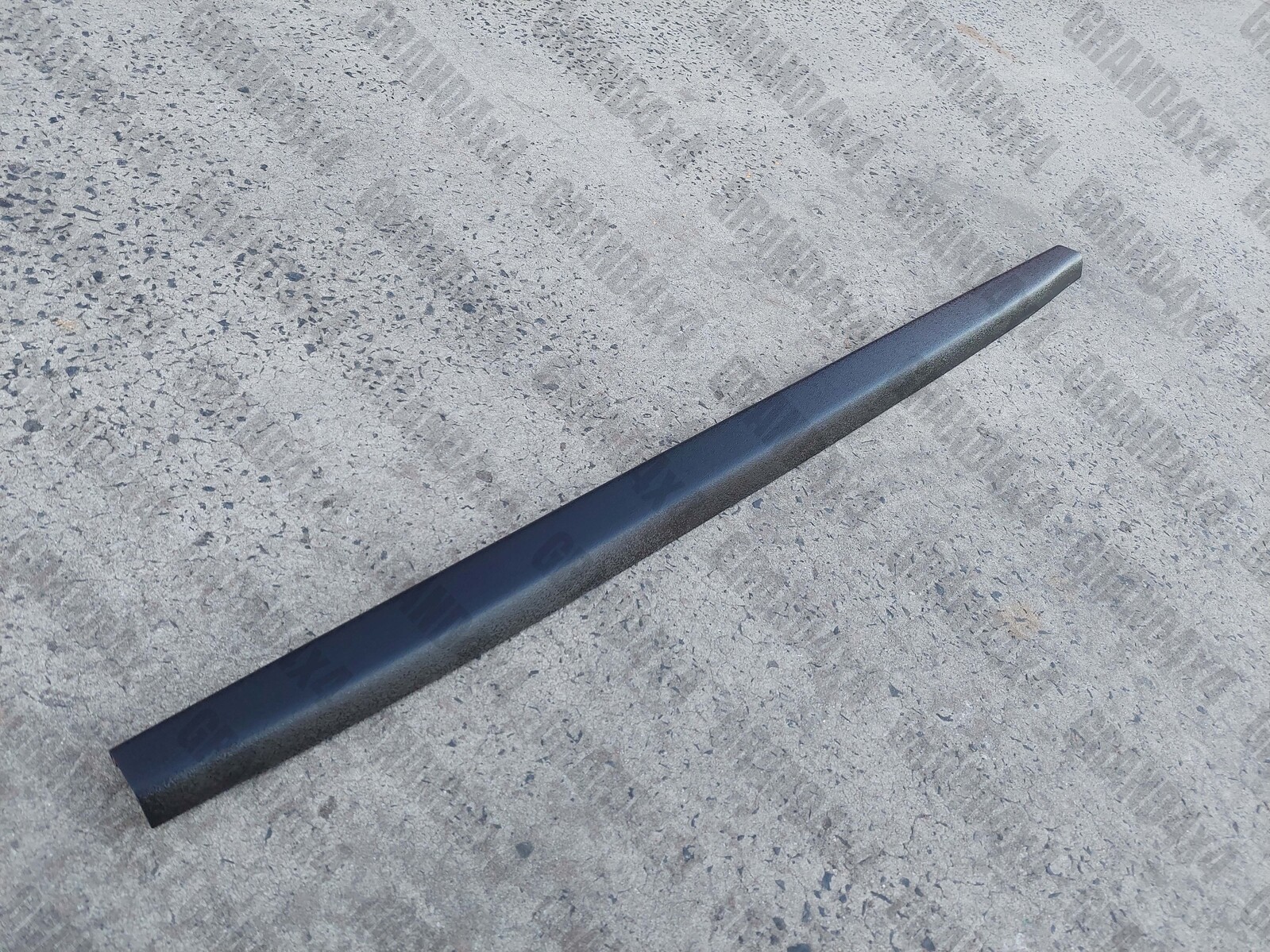 Tailgate Cover Cap Trim Rail Guard Matte Black for Isuzu D-Max Dmax ...