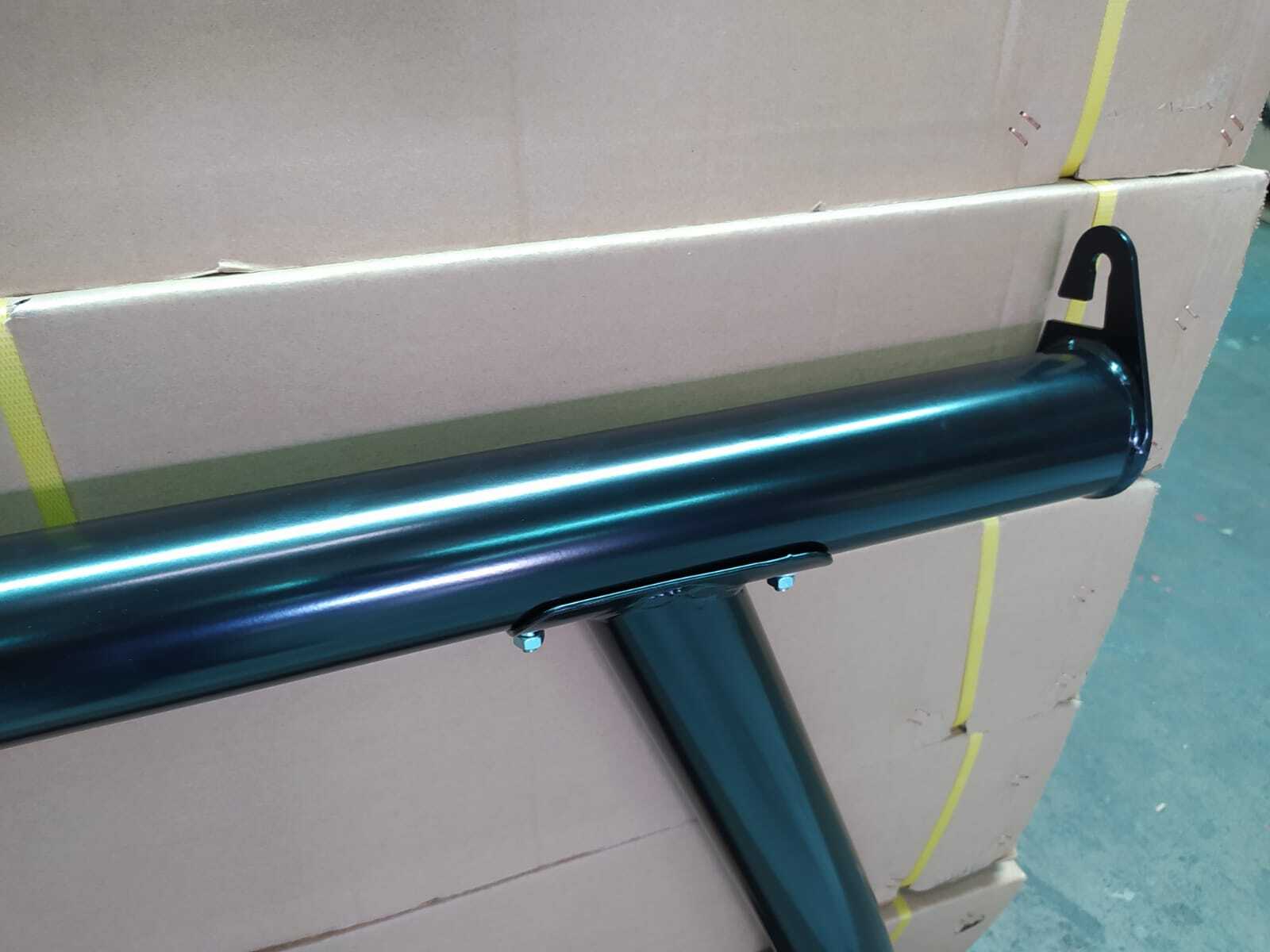 Black Steel Heavy Duty Adjustable Width Height UTE Tub Ladder Rack Roll ...