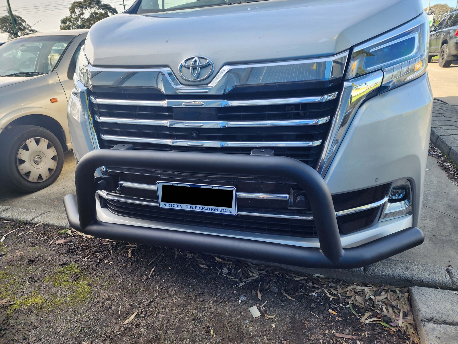 Goliath Nudge Bar for Toyota Hiace Van 2019-2025 Version Light Holders ...