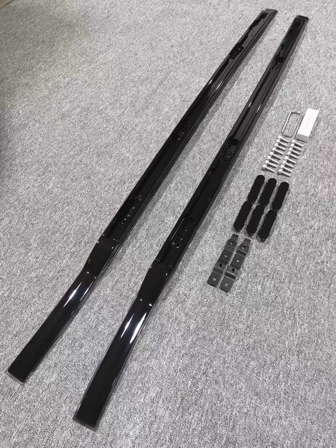 2 x Black Roof Rails Racks For Land Rover Defender 90 2020 - Present ...