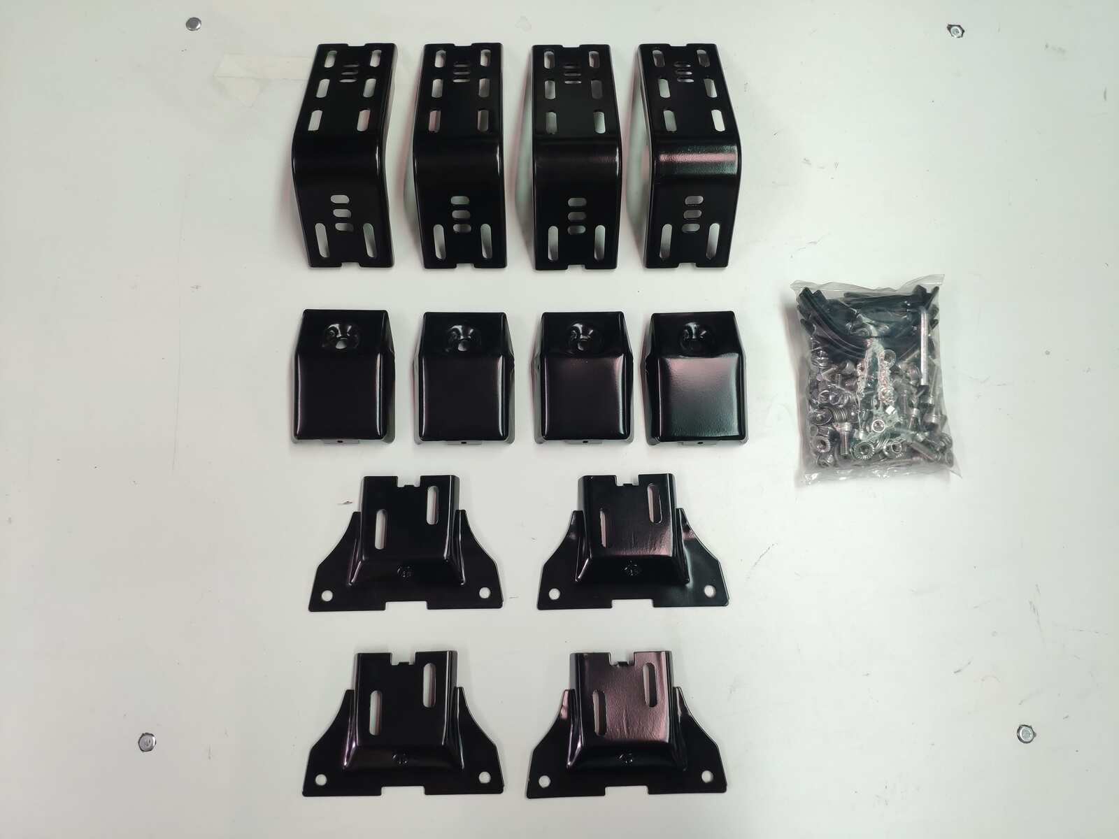 4 x 15CM Roof Rack Brackets Universal 15 CM for Rain Gutter Mounts 4WD ...