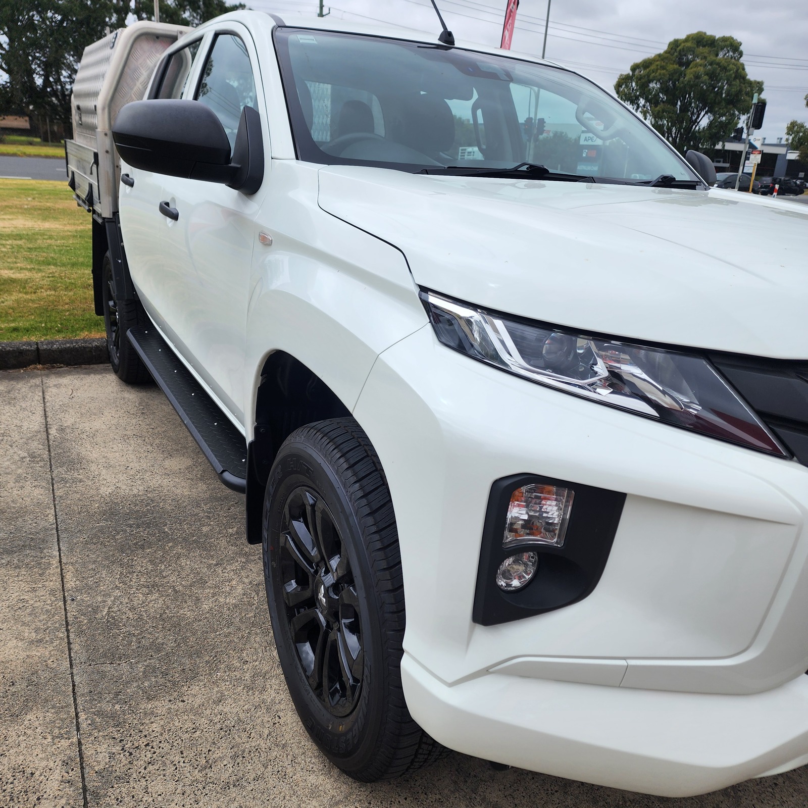 Steel Side Steps Brush Bars Rails suits Mitsubishi Triton MQ/MR 2015 ...