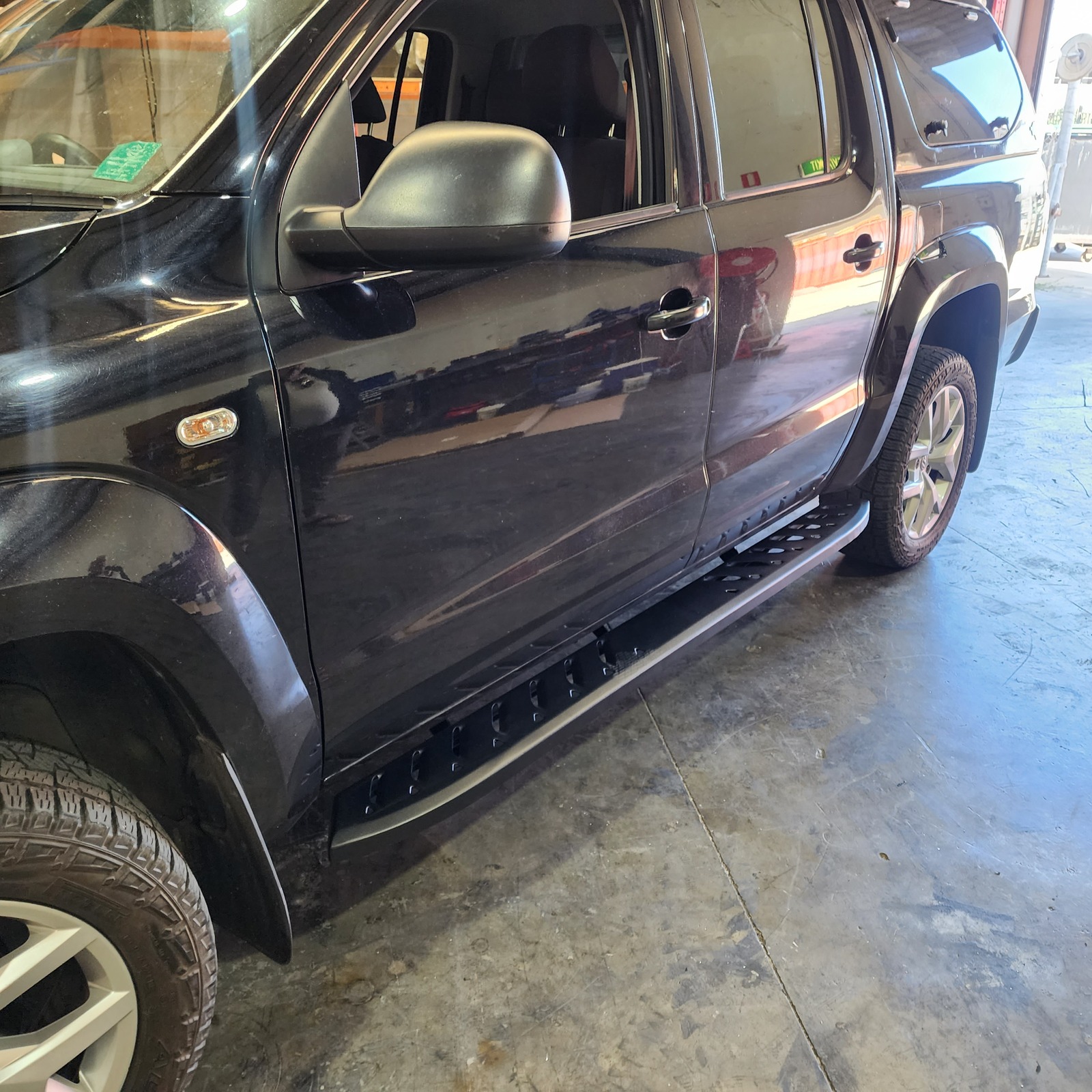 Steel Side Steps to suit Volkswagen Amarok VW 2010-2021 Dual Cab 4x4 ...