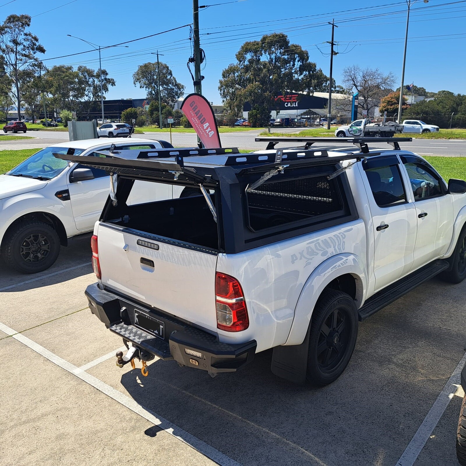 G4 Aluminium Ute Tub Canopy - - For Toyota Hilux N70 2005-2015