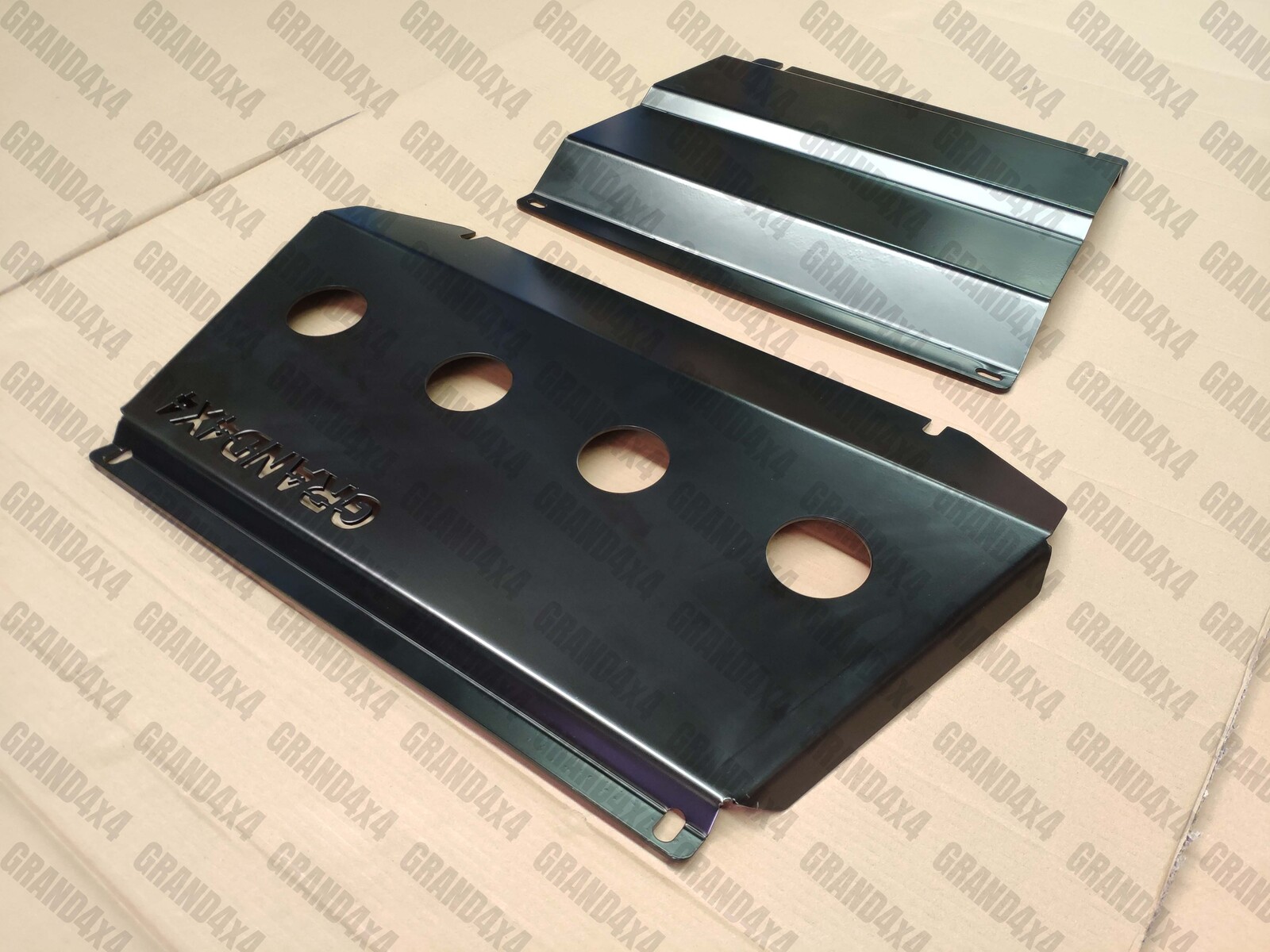 Steel Bash Plate Heavy Duty 4mm Black to suit Mitsubishi Triton MQ 2015 ...