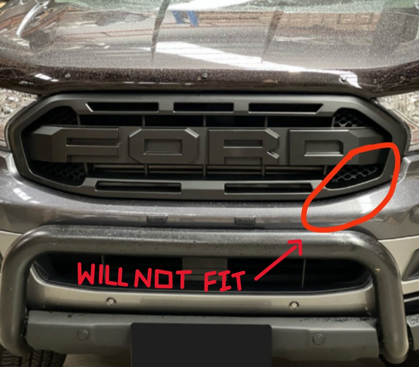 Ford Ranger Raptor Style Grille Grill To Suit XL XLT XLS PX3 2018 ...