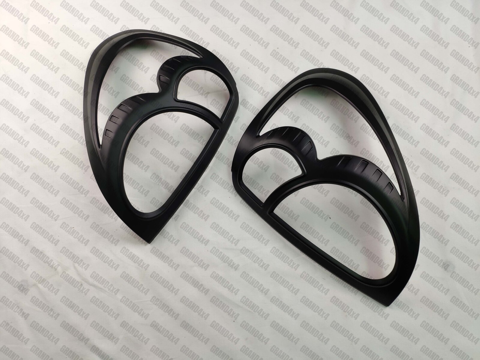 Matte Black Rear Light Trim Cover Surrounds for Mitsubishi Triton MN ML ...
