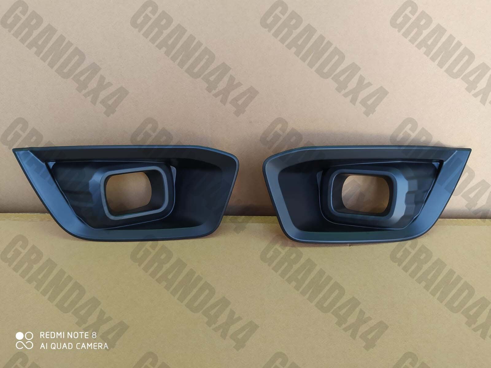 Fog Light Cover Trim Matte Black to suit Ford Ranger PX3 2018-2020 XL ...