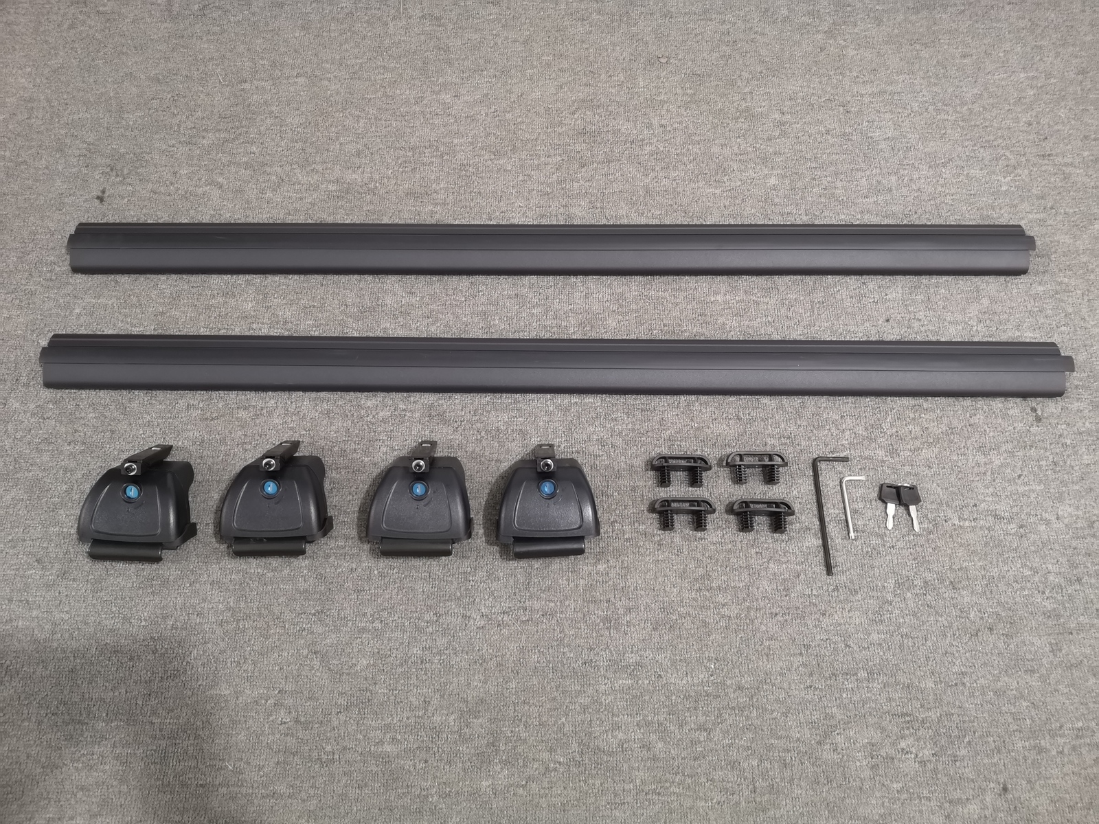 2 x Silver Cross Bars Roof Racks for Kia Sportage 2010 - 2021 Flush ...