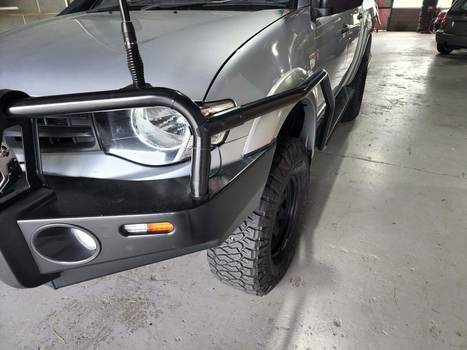 Steel Side Steps Brush Bars Rails suits Mitsubishi Triton MN ML 2006 ...