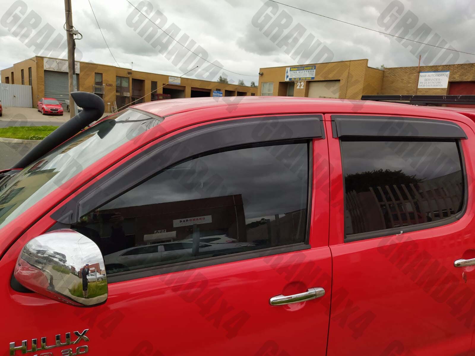 Premium Weathershields Window Visors for Toyota Hilux N70 2005 - 2014 ...