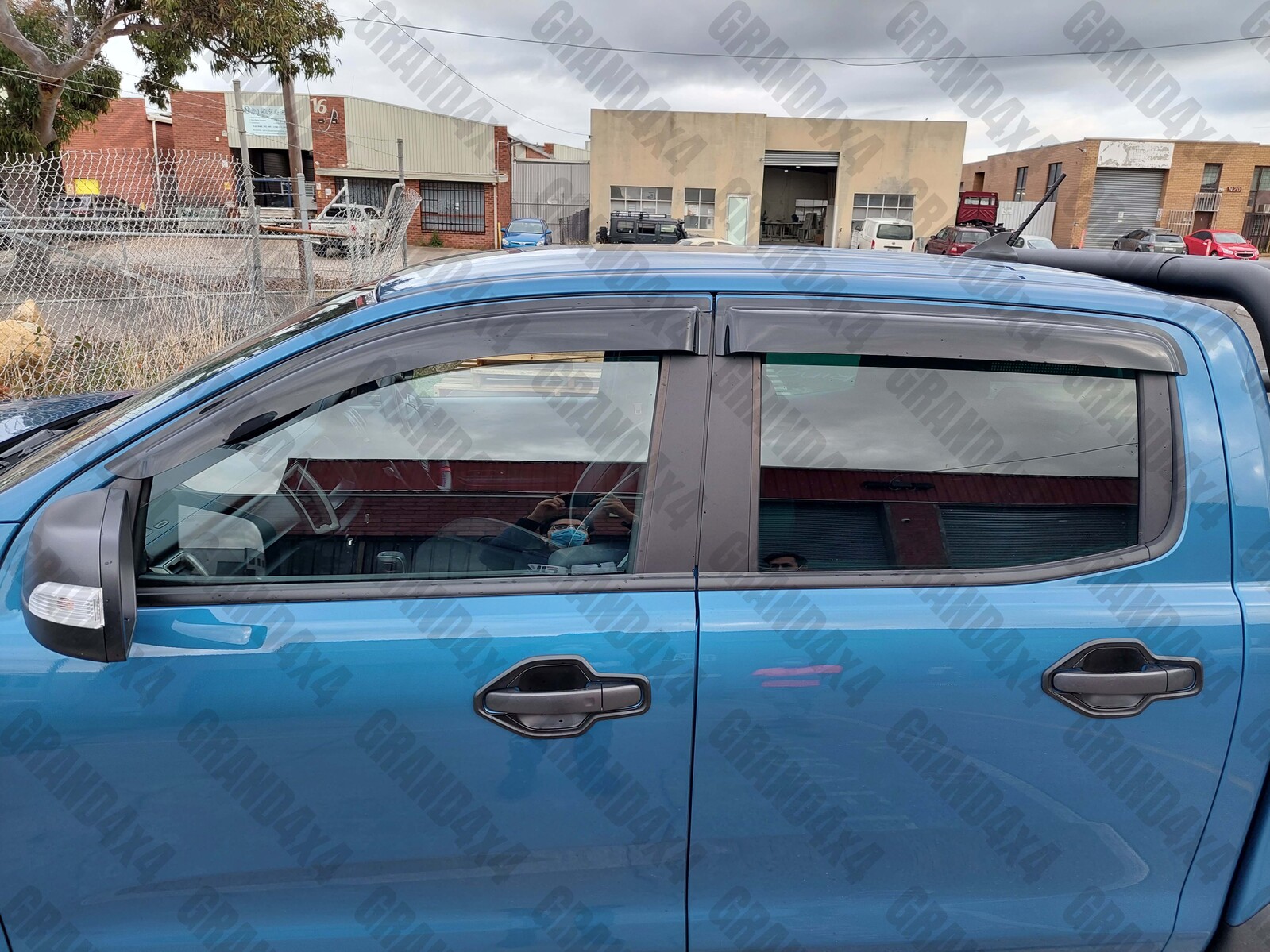 Premium Weathershields Window Visors for Ford Ranger PX 2012-2021 Dual ...