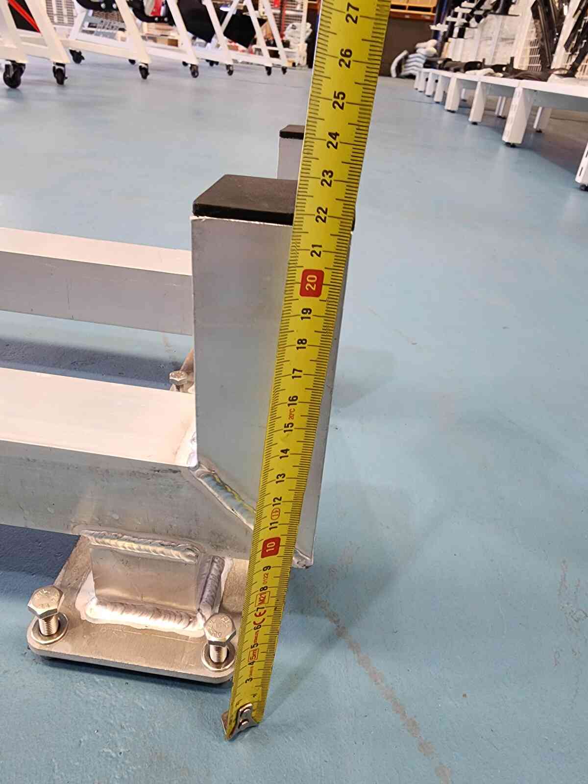 Ladder Rack for Canopy 1300MM Long 1200MM Internal Width Square Bar ...