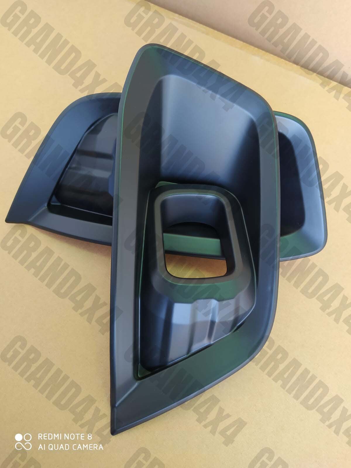 Fog Light Cover Trim Matte Black to suit Ford Ranger PX3 2018-2020 XL ...