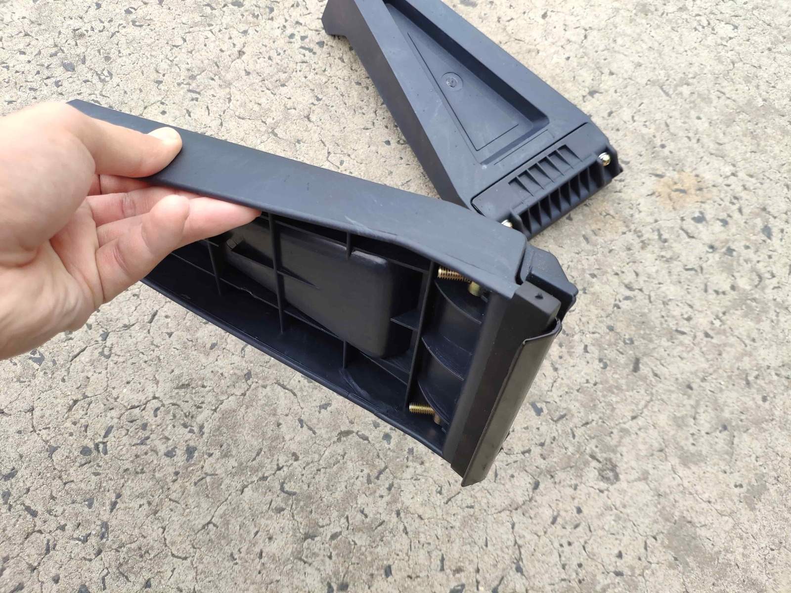 2 x 11 Inch 28CM Roof Rack Rail Bracket for Rain Gutter Mount Vehicles ...