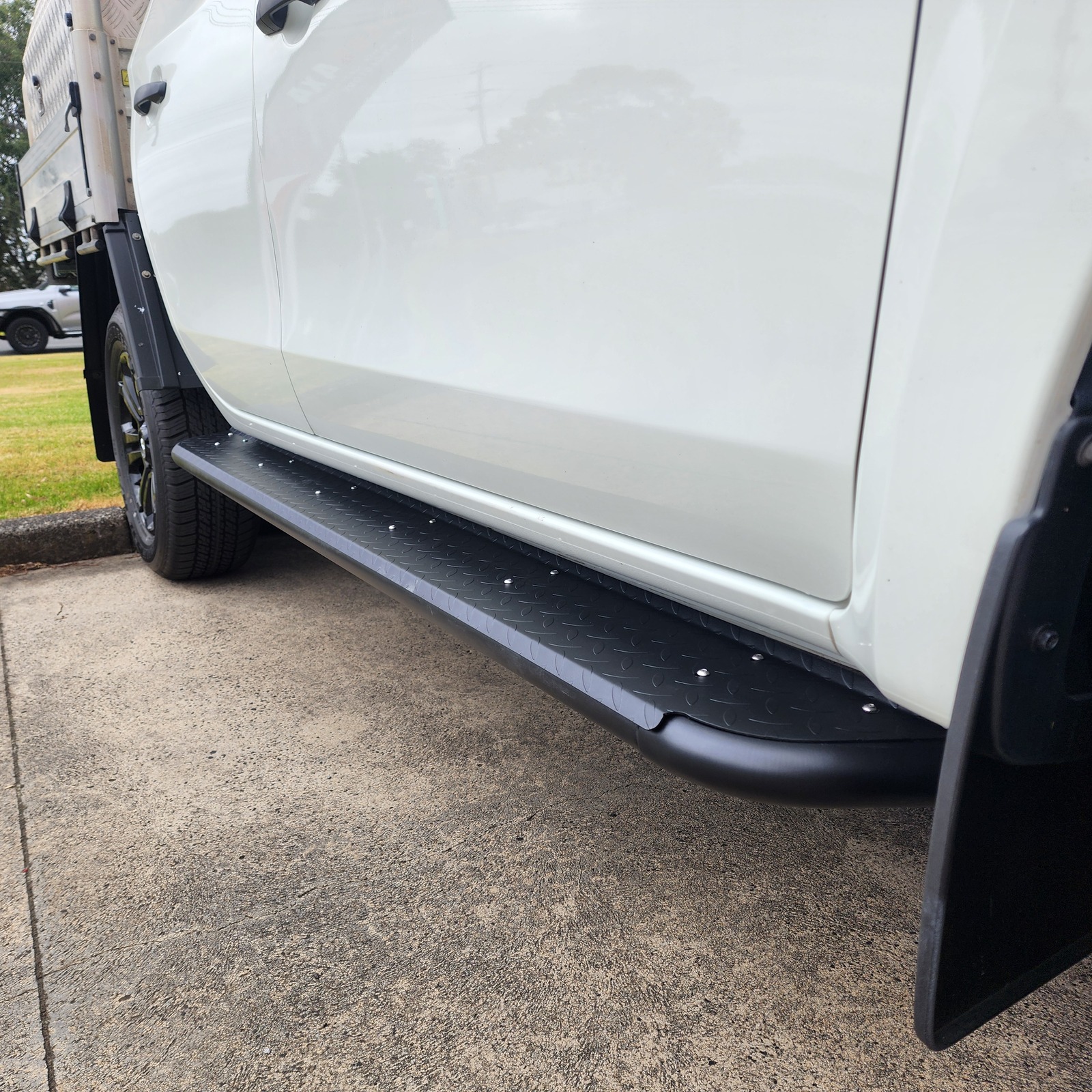 Steel Side Steps Brush Bars Rails suits Mitsubishi Triton MQ/MR 2015 ...