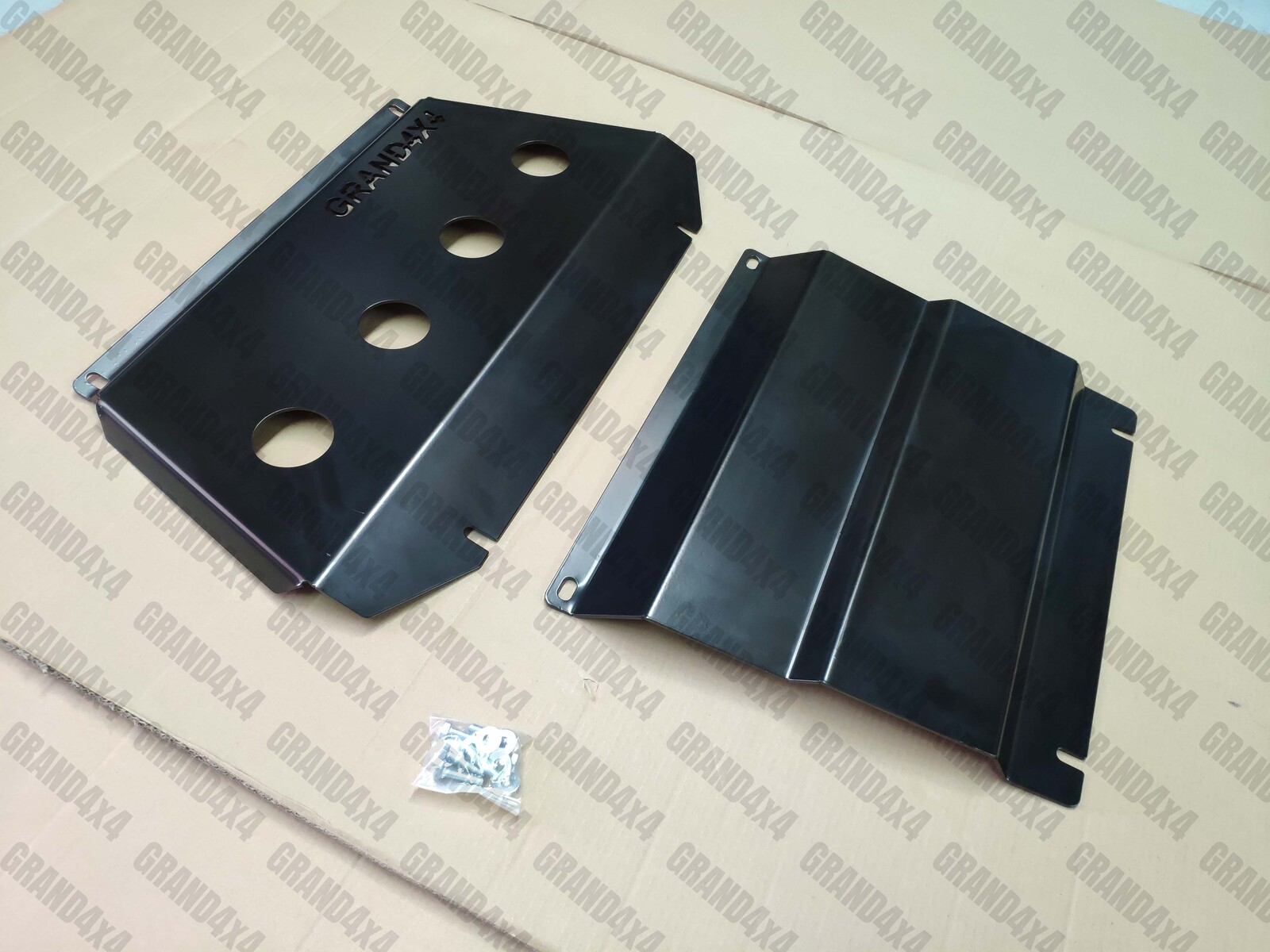 Steel Bash Plate Heavy Duty 4mm Black to suit Mitsubishi Triton MQ 2015 ...