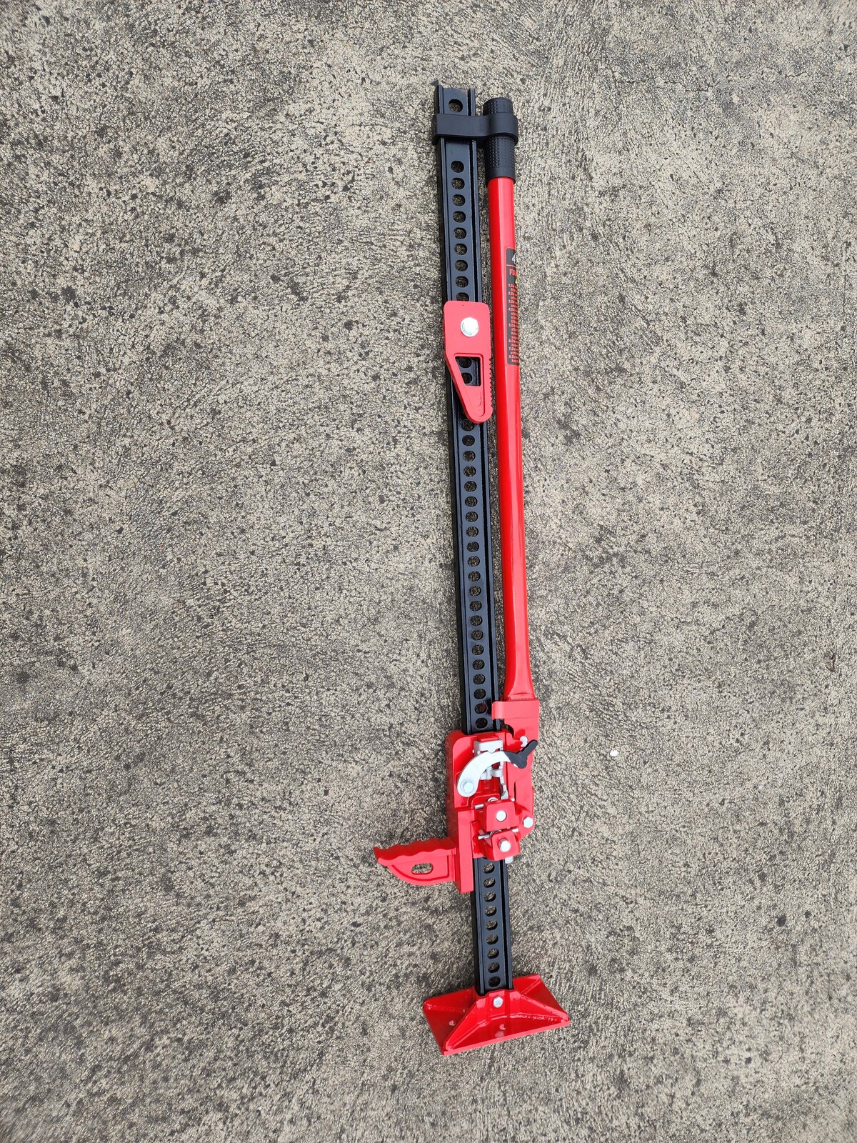 Heavy Duty 48" Inch High Lift Farm Jack Black Red 4WD 4x4 - GRAND4x4