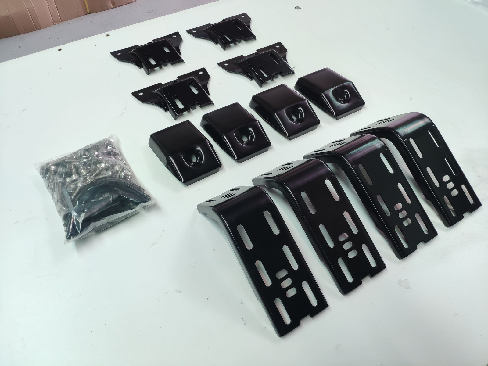 4 x 15CM Roof Rack Brackets Universal 15 CM for Rain Gutter Mounts 4WD ...