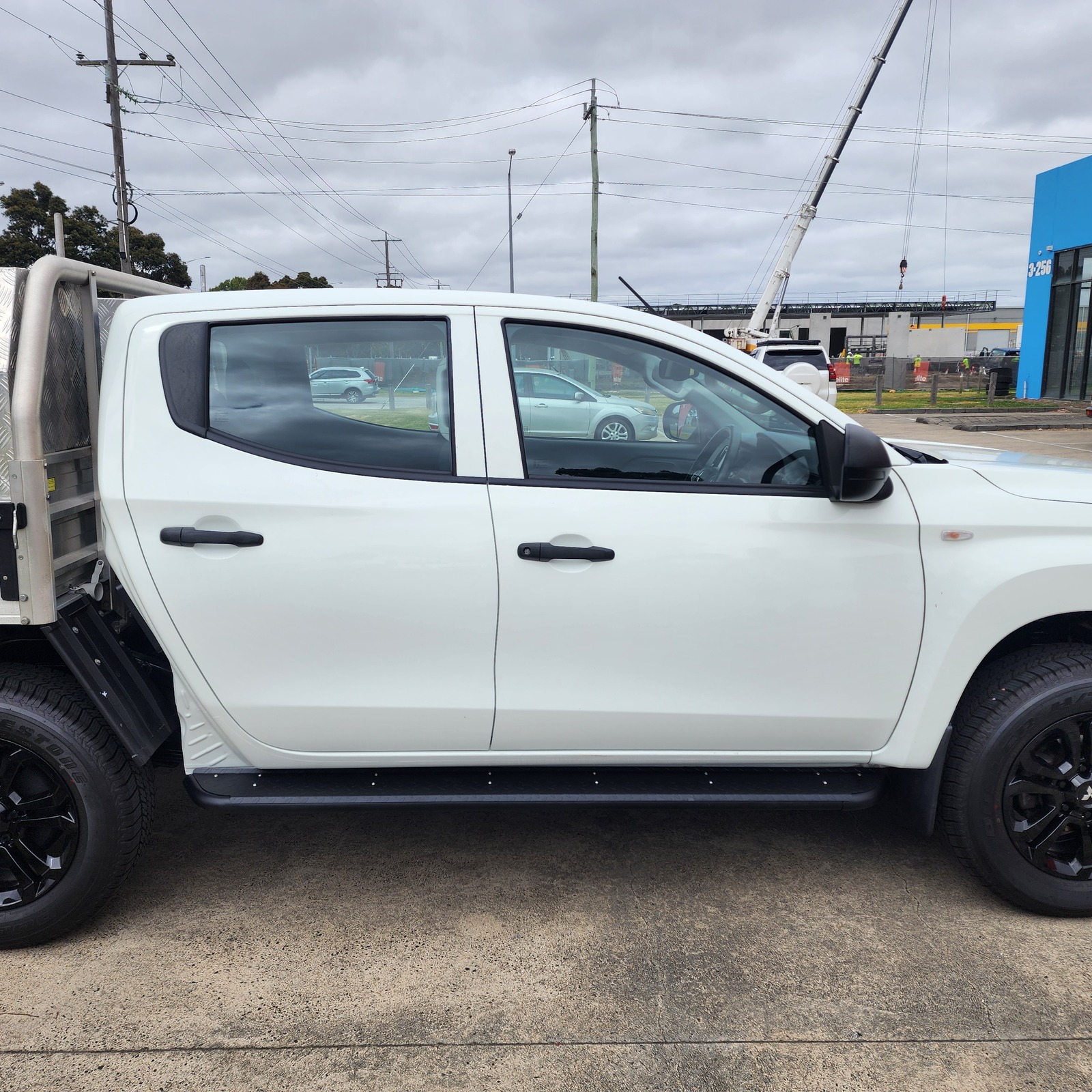 Steel Side Steps Brush Bars Rails suits Mitsubishi Triton MQ/MR 2015 ...