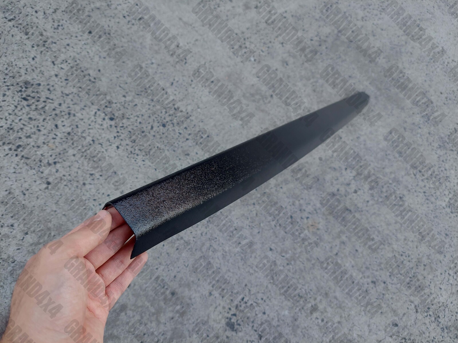 Tailgate Cover Cap Trim Rail Guard Matte Black for Isuzu D-Max Dmax ...