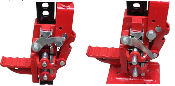 Heavy Duty 48" Inch High Lift Farm Jack Black Red 4WD 4x4 - GRAND4x4