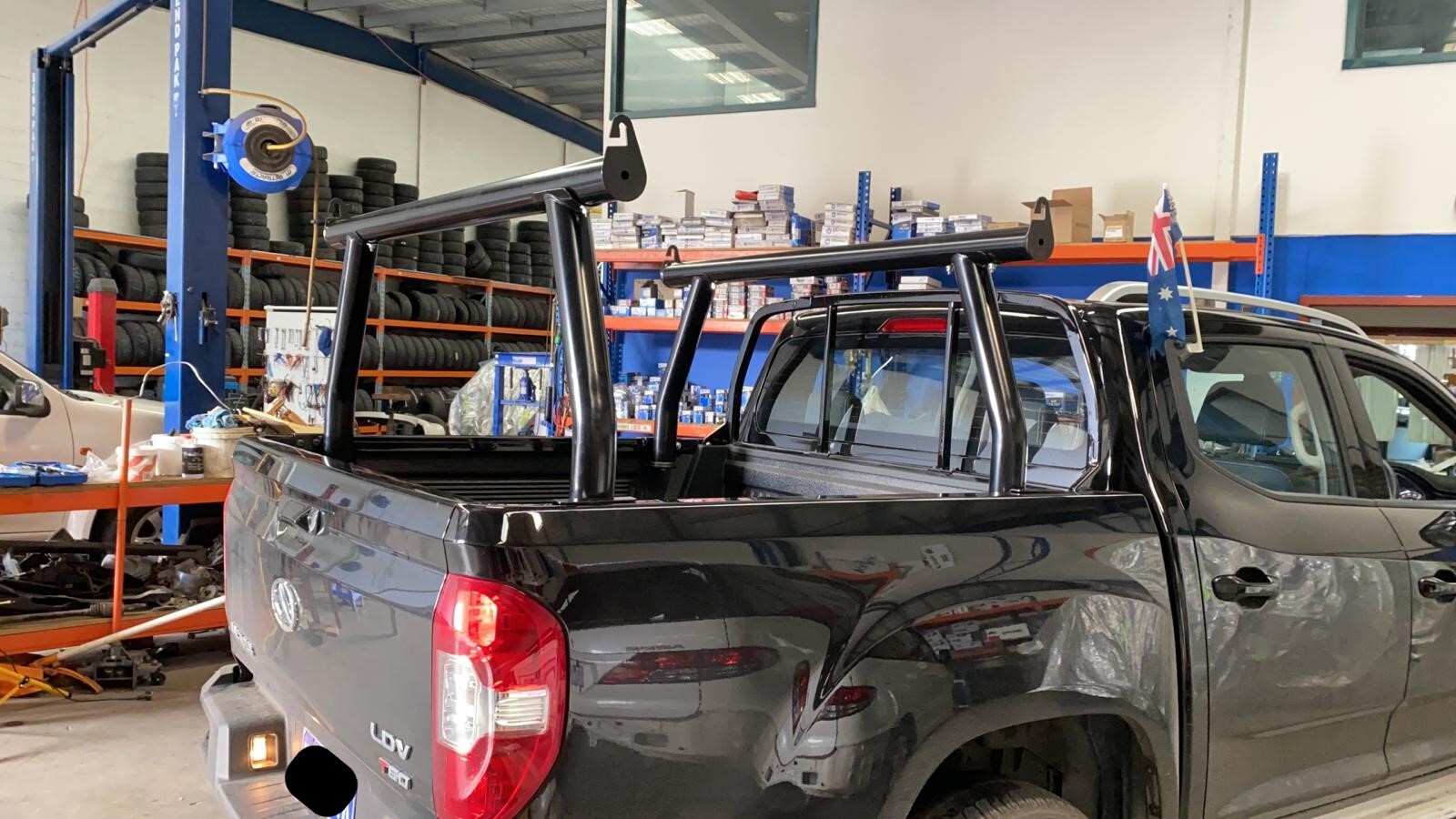 Universal Stainless Steel Heavy Duty Adjustable UTE Tub Ladder Rack ...