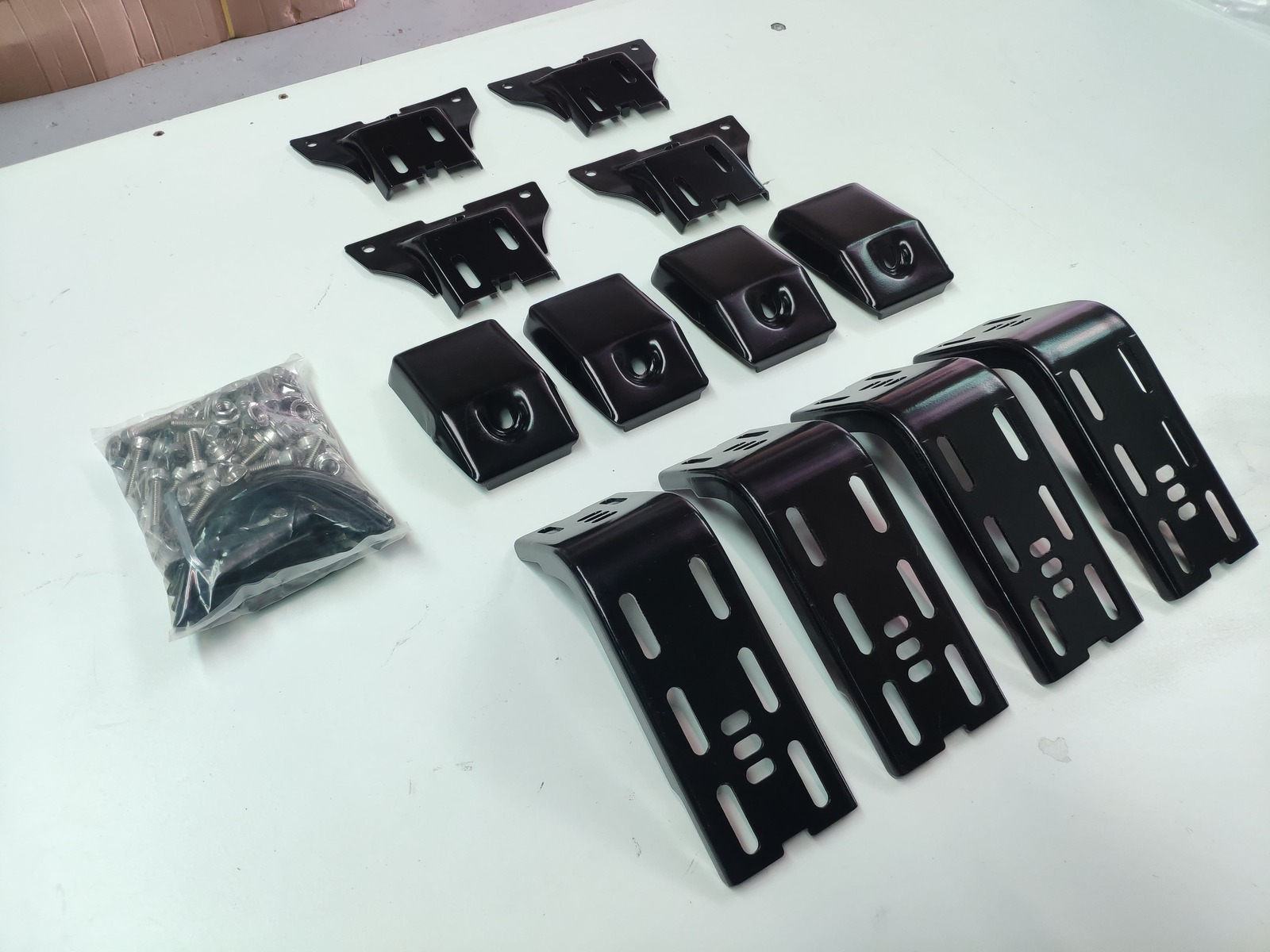 4 x 15CM Roof Rack Brackets Universal 15 CM for Rain Gutter Mounts 4WD ...