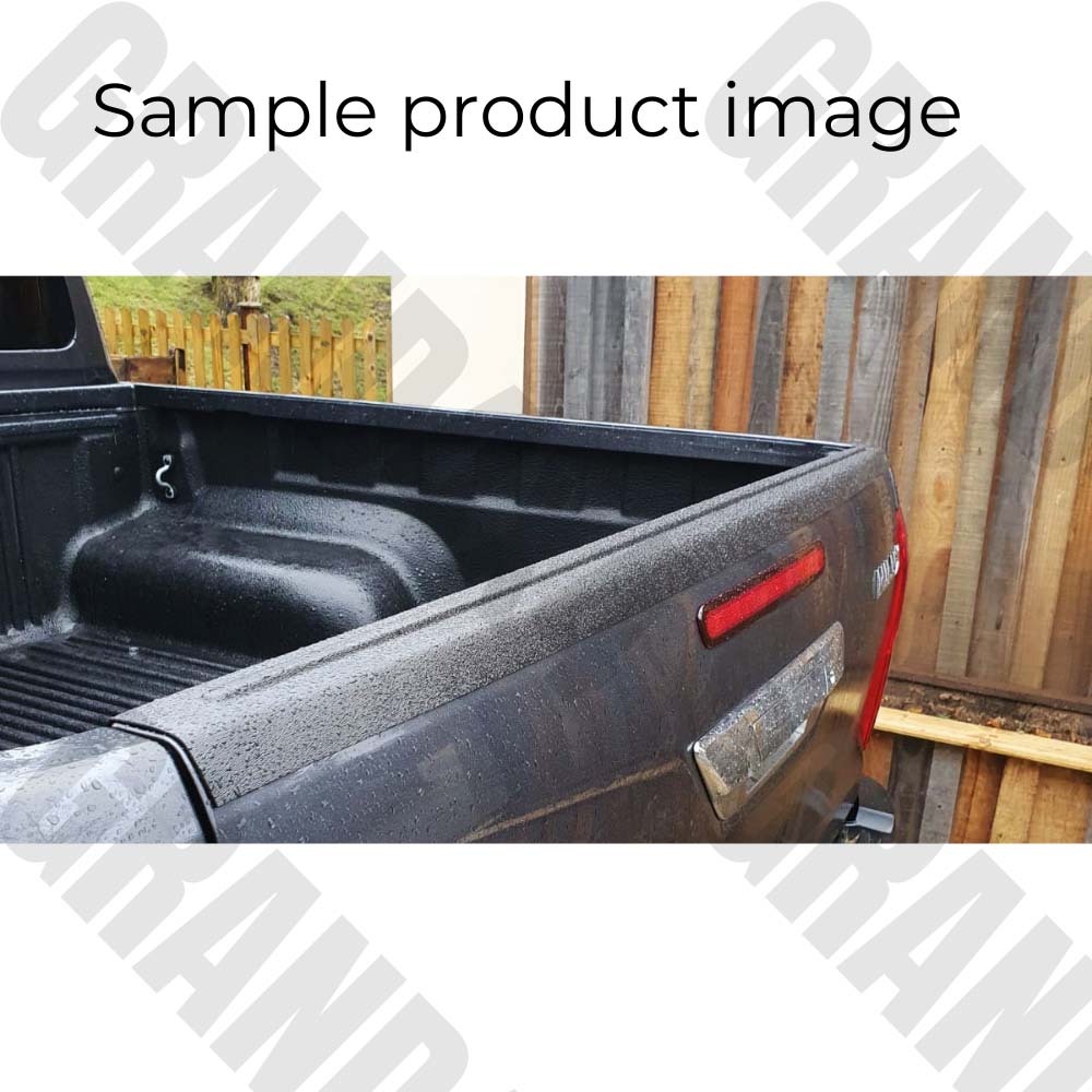 Tailgate Cover Cap Trim Rail Guard Matte Black for Isuzu D-Max Dmax ...