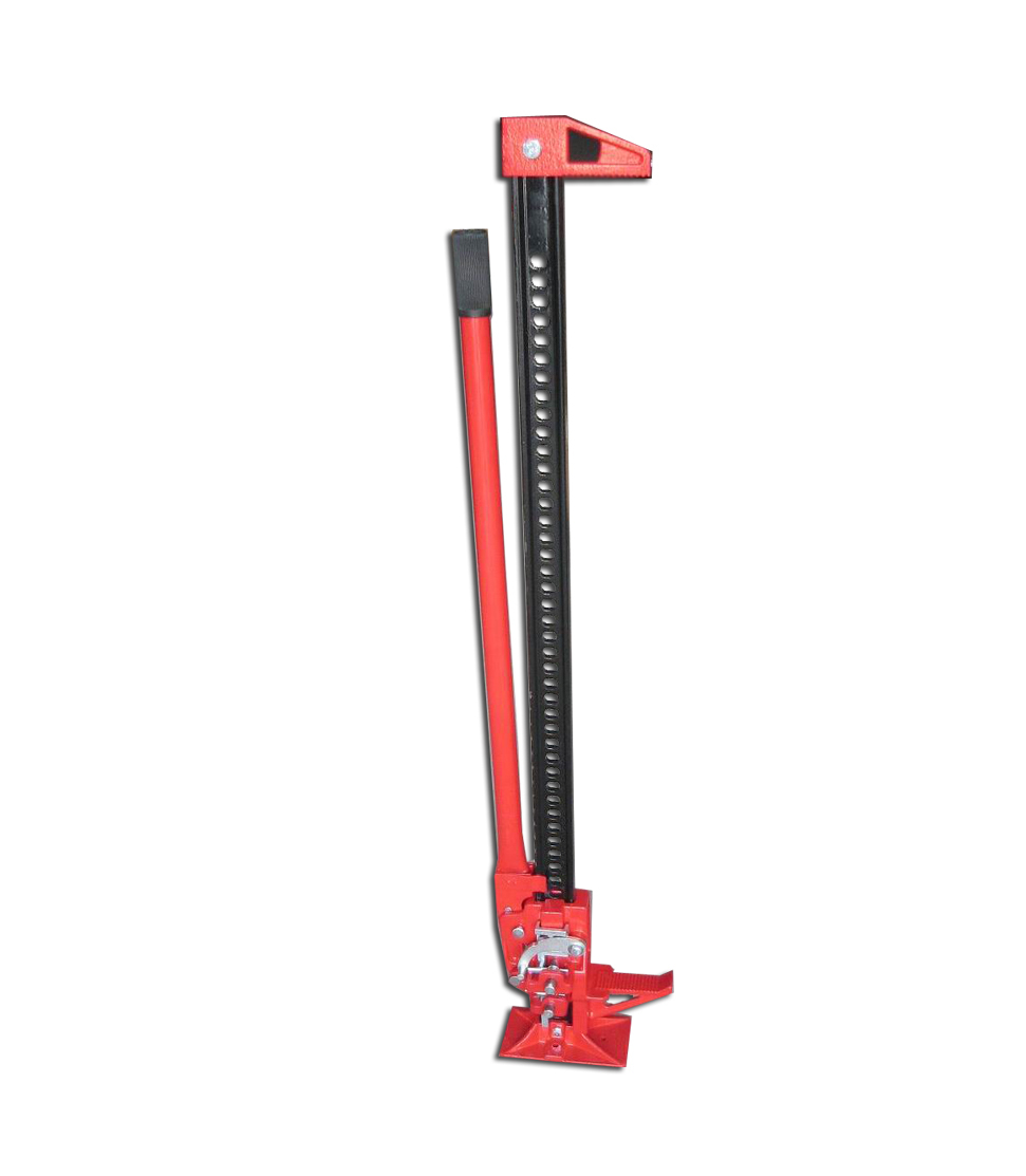 Heavy Duty 48" Inch High Lift Farm Jack Black Red 4WD 4x4 - GRAND4x4